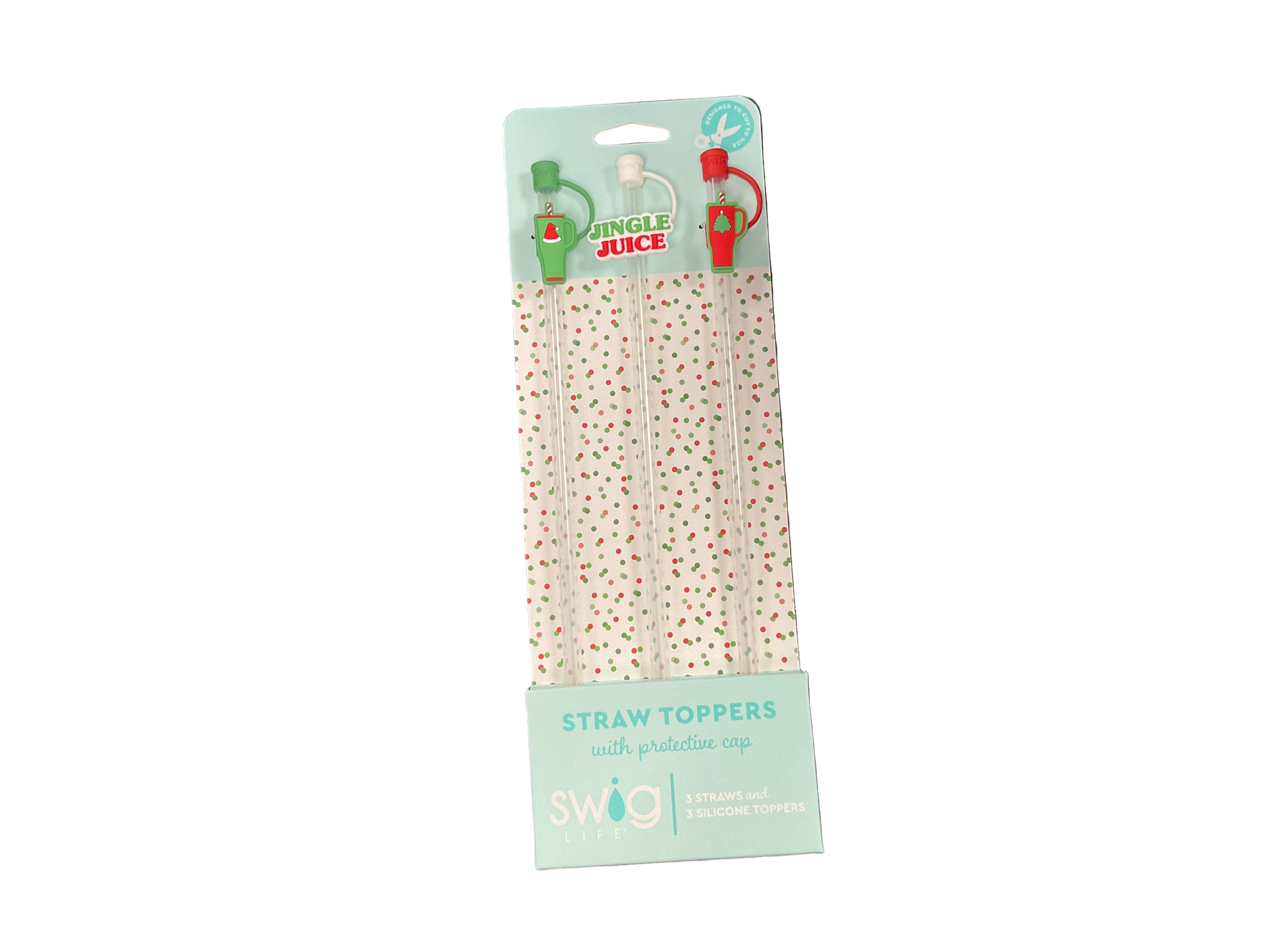 Swig Life Straw Topper Set - Jingle Juice – Treeations